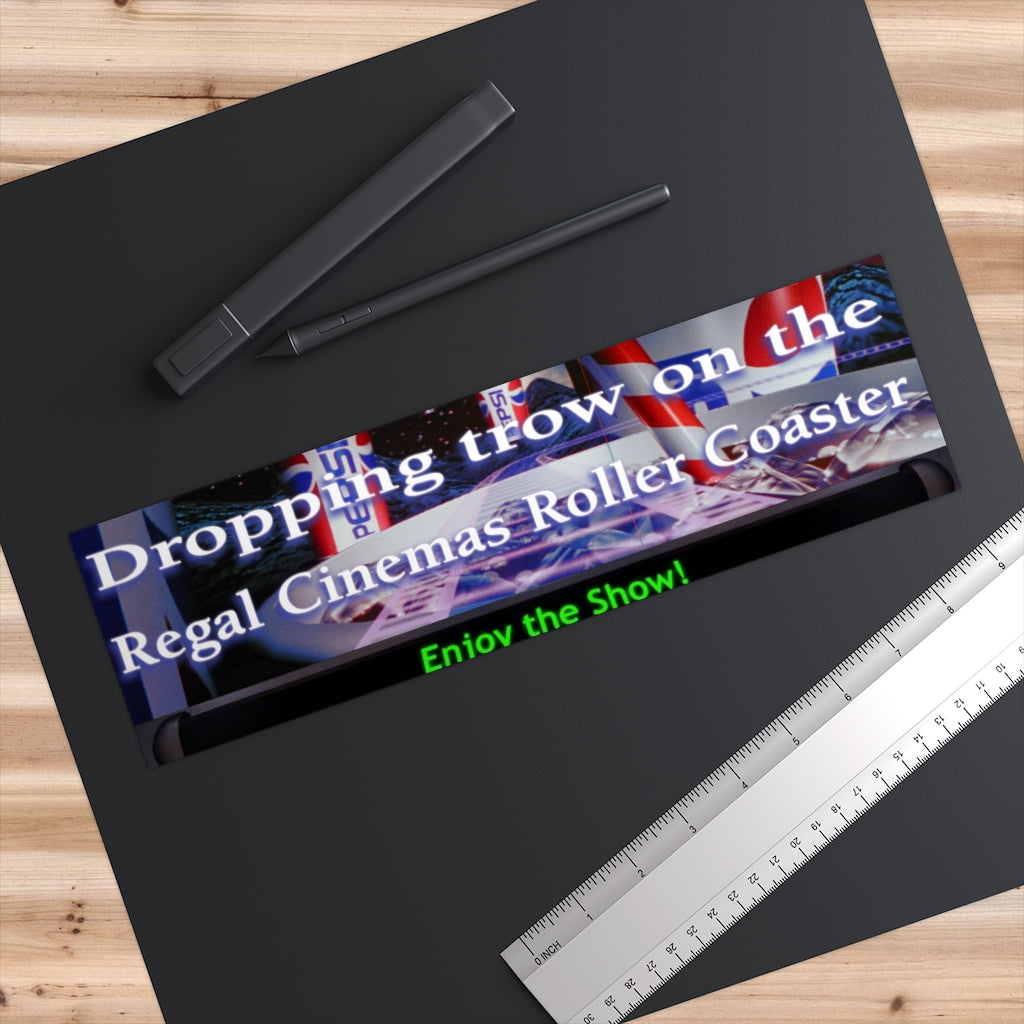 Dropping Trow on the Regal Cinemas Roller Coaster – Meatball Waterfall